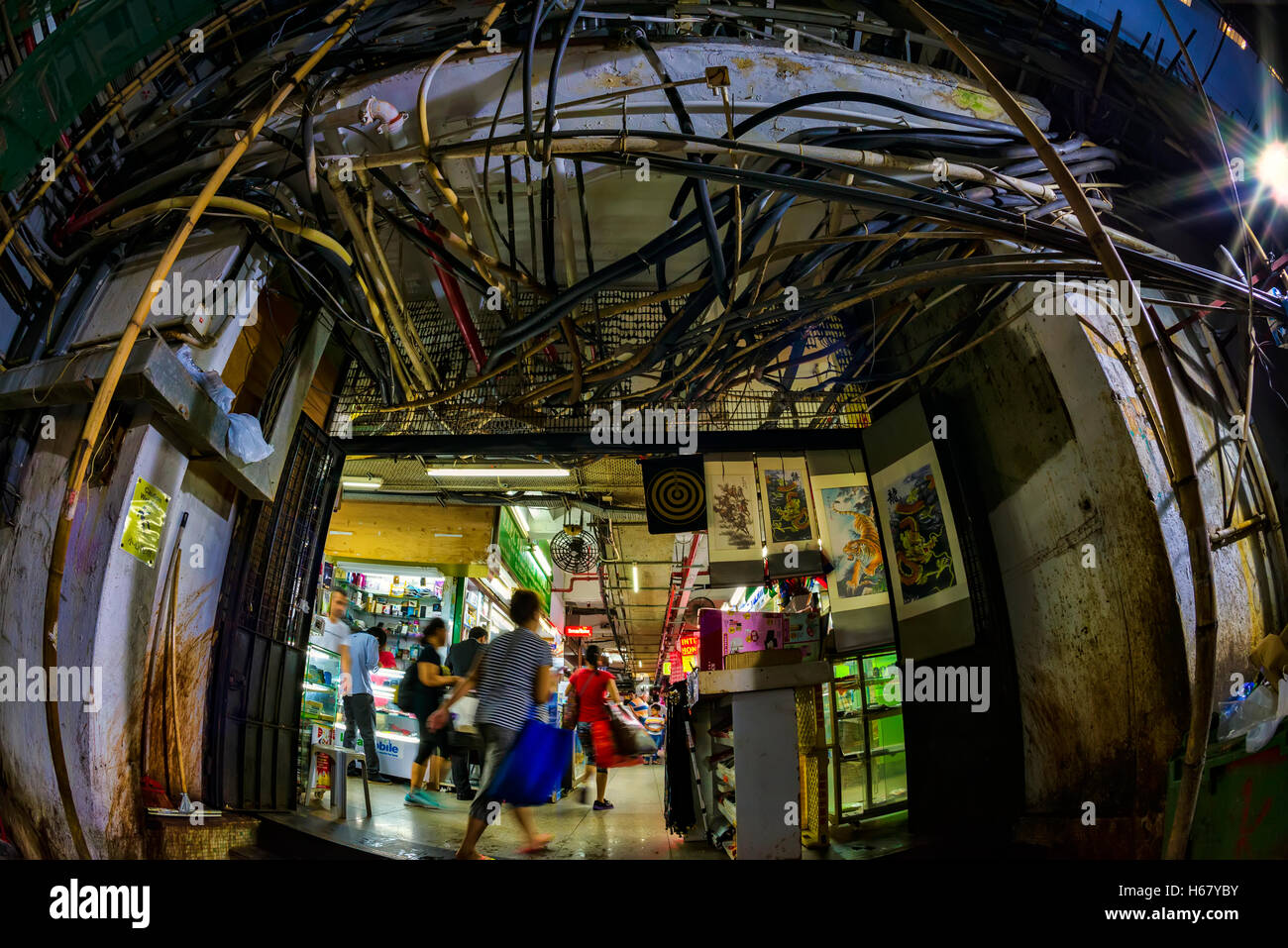 Hong kong mall interior night hi-res stock photography and images - Alamy