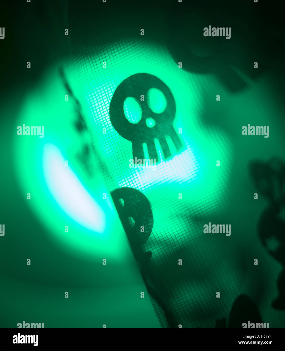 Halloween ghost skull head children's party trick or treat surreal ...