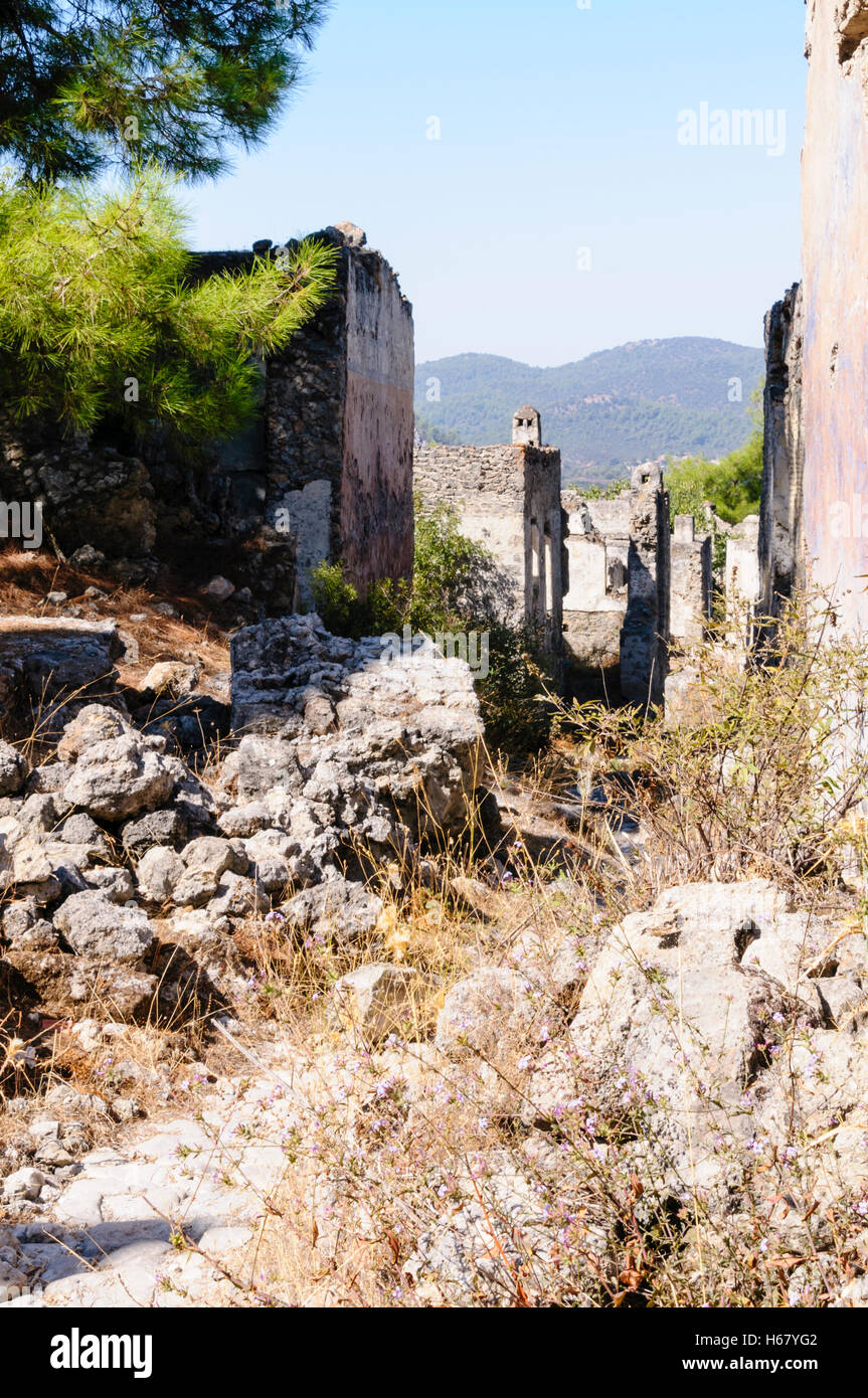 Kayaköy ghost town hi-res stock photography and images - Alamy