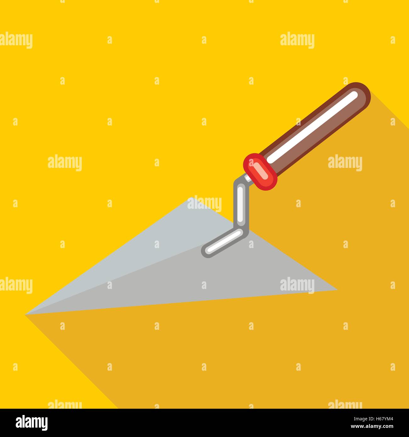 Trowel icon, flat style Stock Vector Image & Art - Alamy