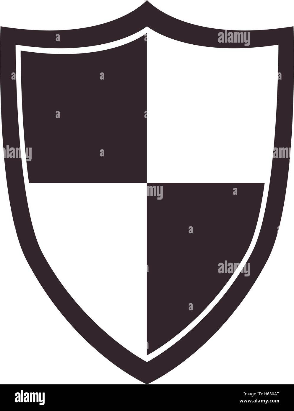 security shield icon Stock Vector Image & Art - Alamy