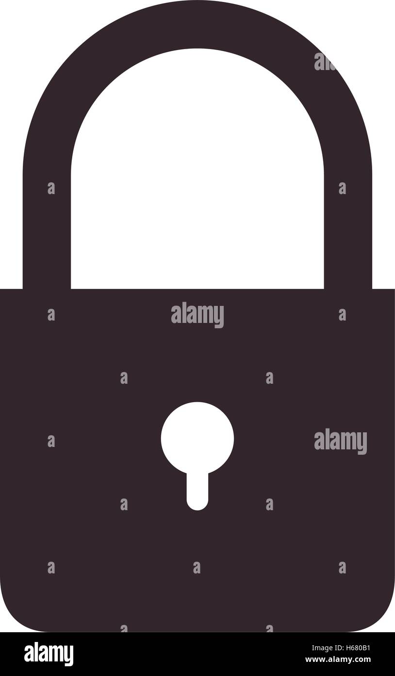 security padlock icon Stock Vector Image & Art - Alamy