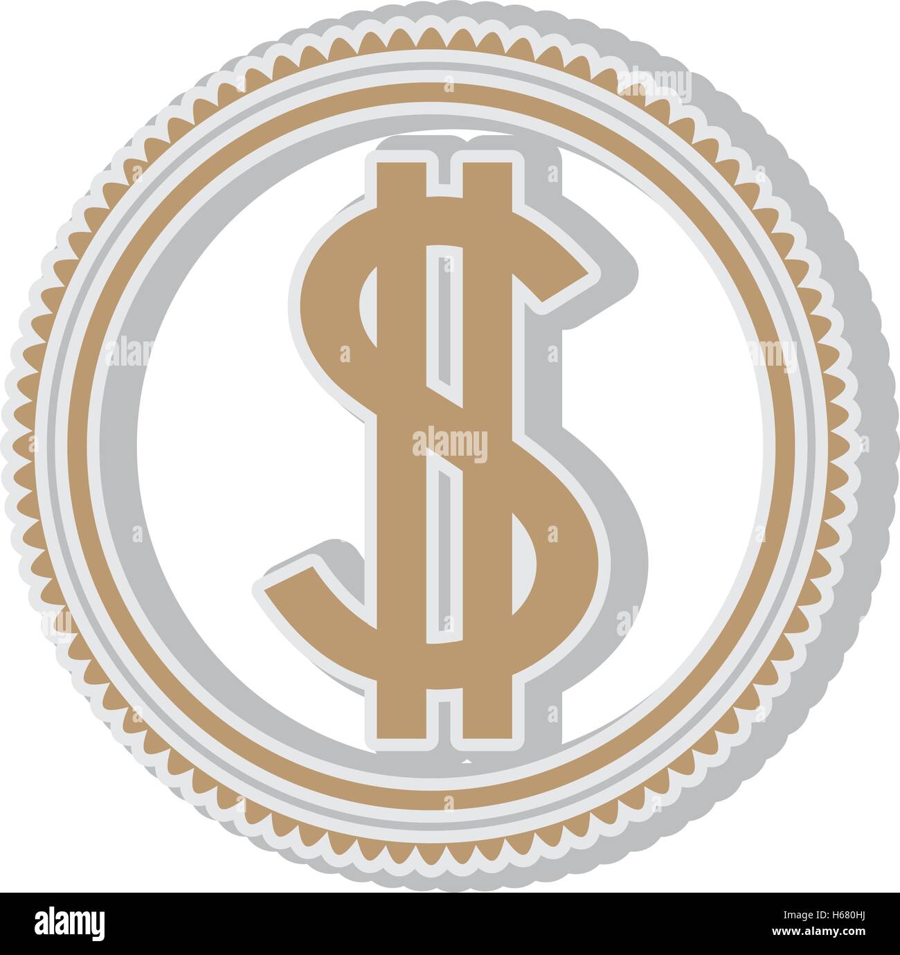 money coin icon Stock Vector Image & Art - Alamy
