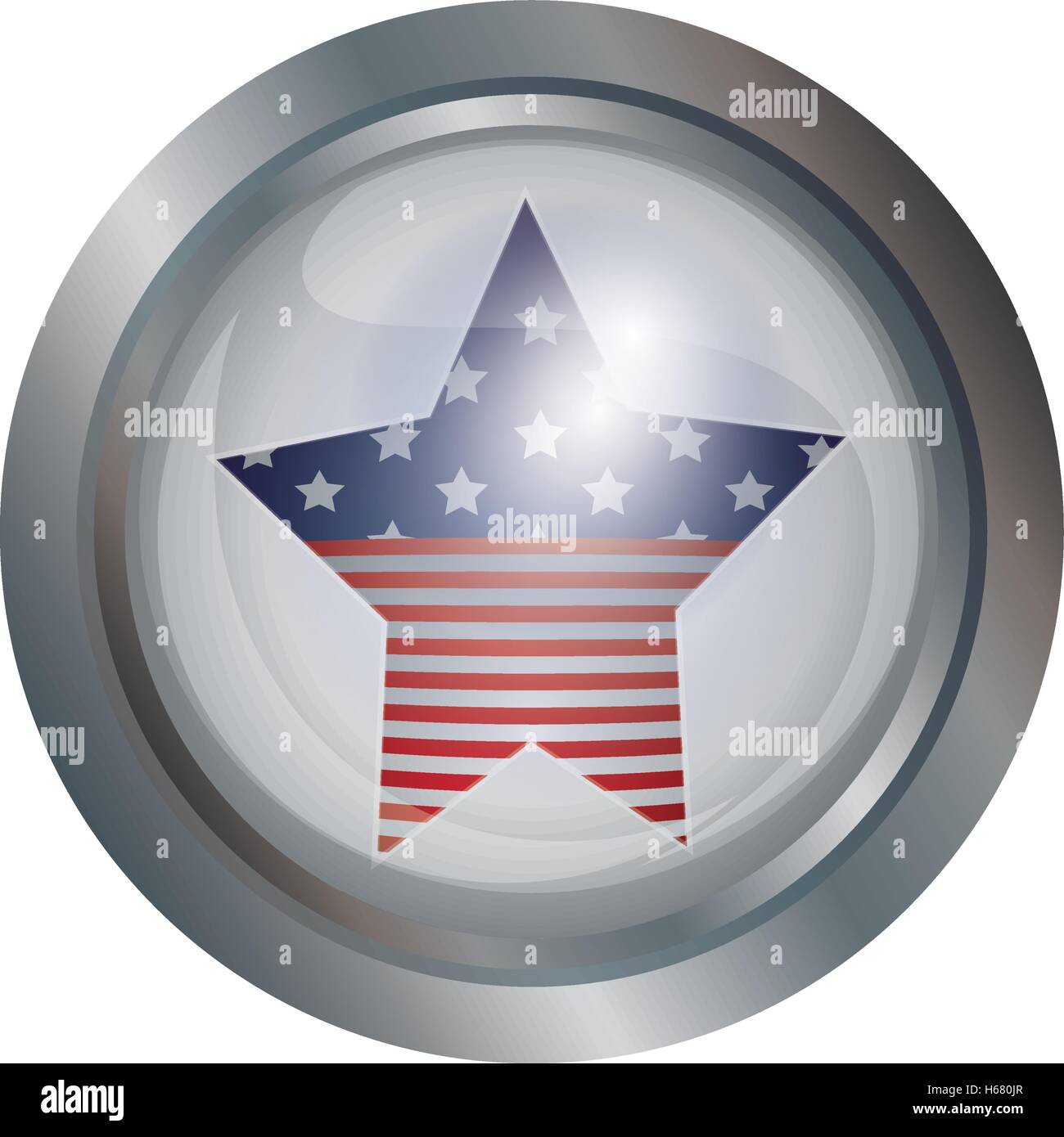 usa button icon Stock Vector Image & Art - Alamy