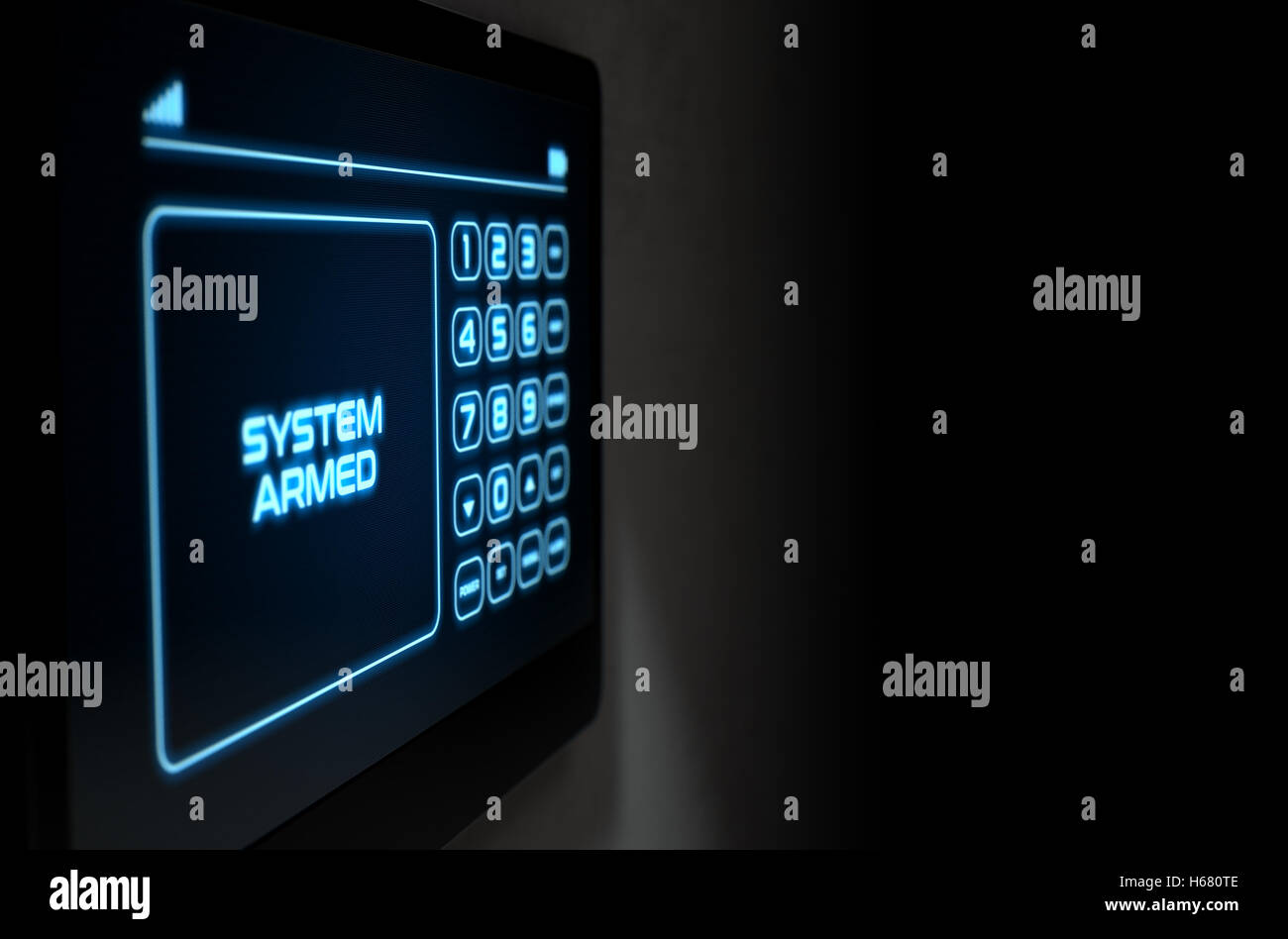 Touch Screen Security Keypad
