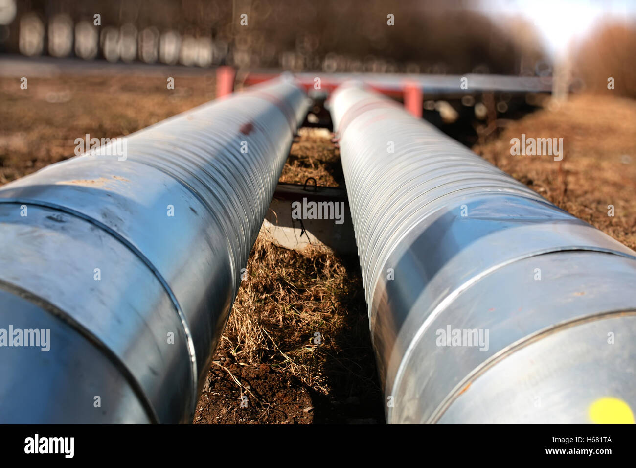 pipes in the street Stock Photo - Alamy