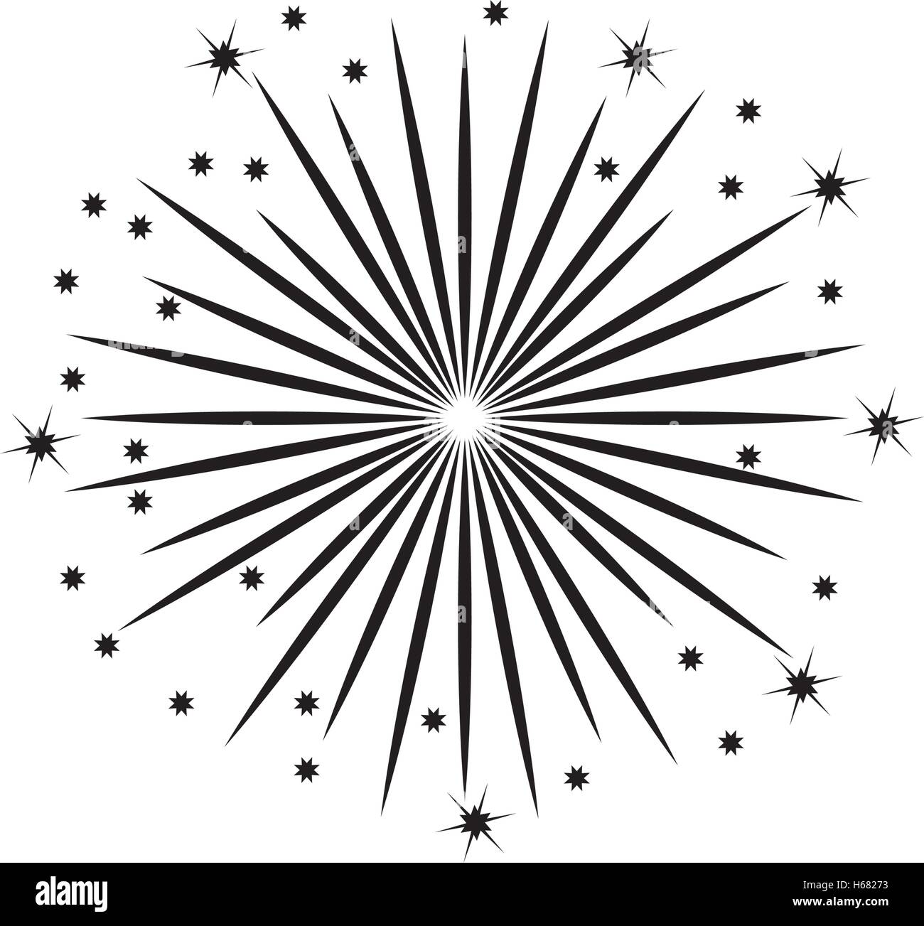 fireworks burst design Stock Vector Image & Art - Alamy