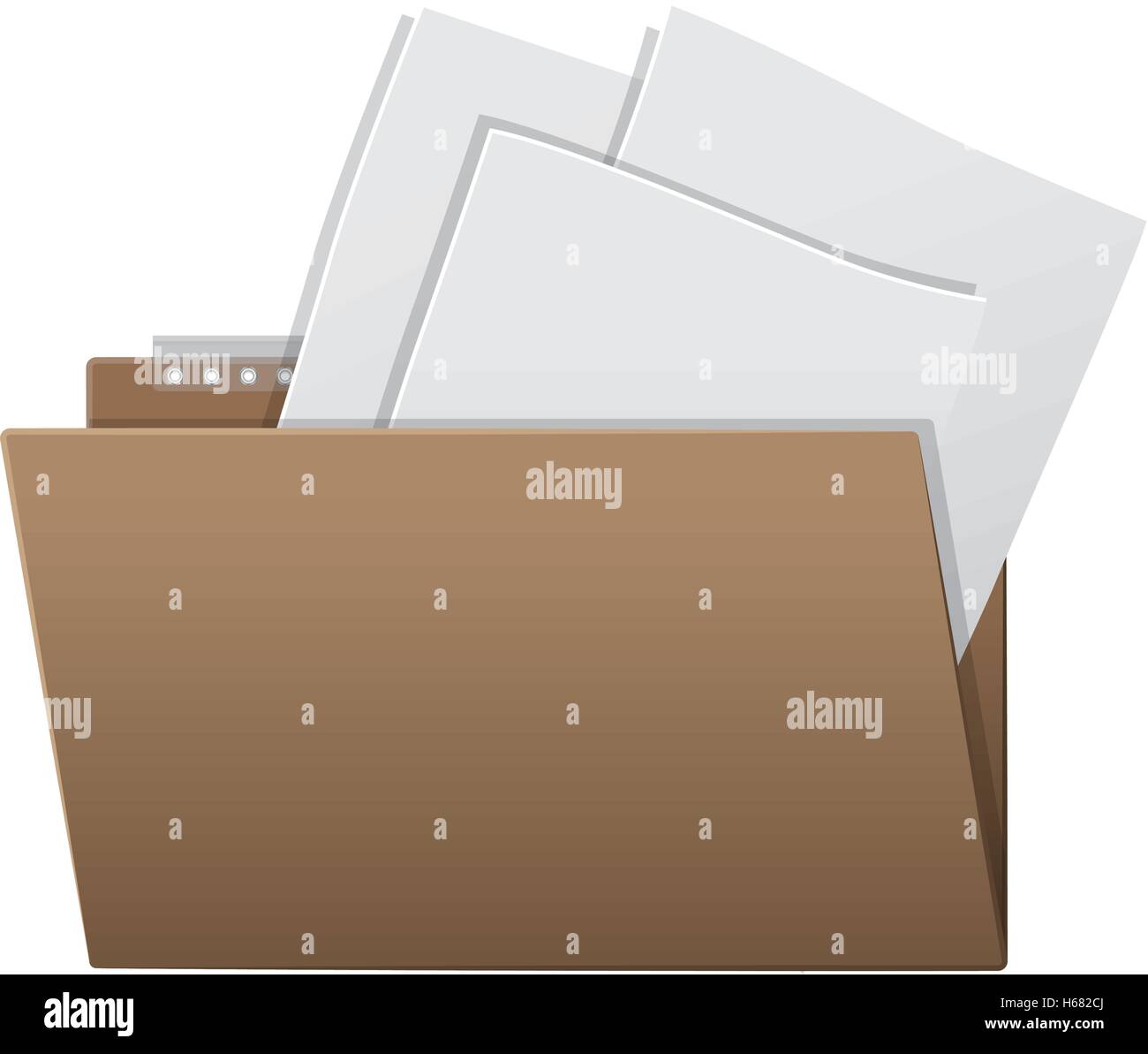 document folder icon Stock Vector Image & Art - Alamy