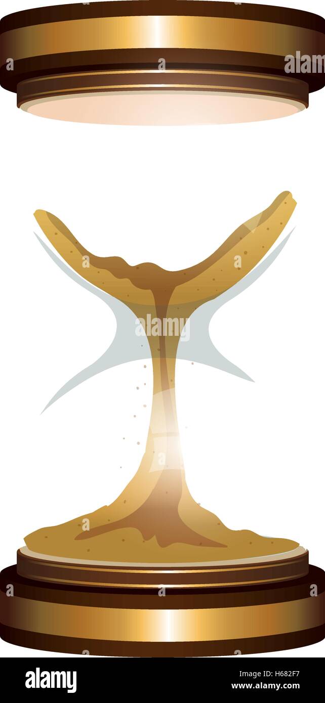 sandclock time device Stock Vector Image & Art - Alamy
