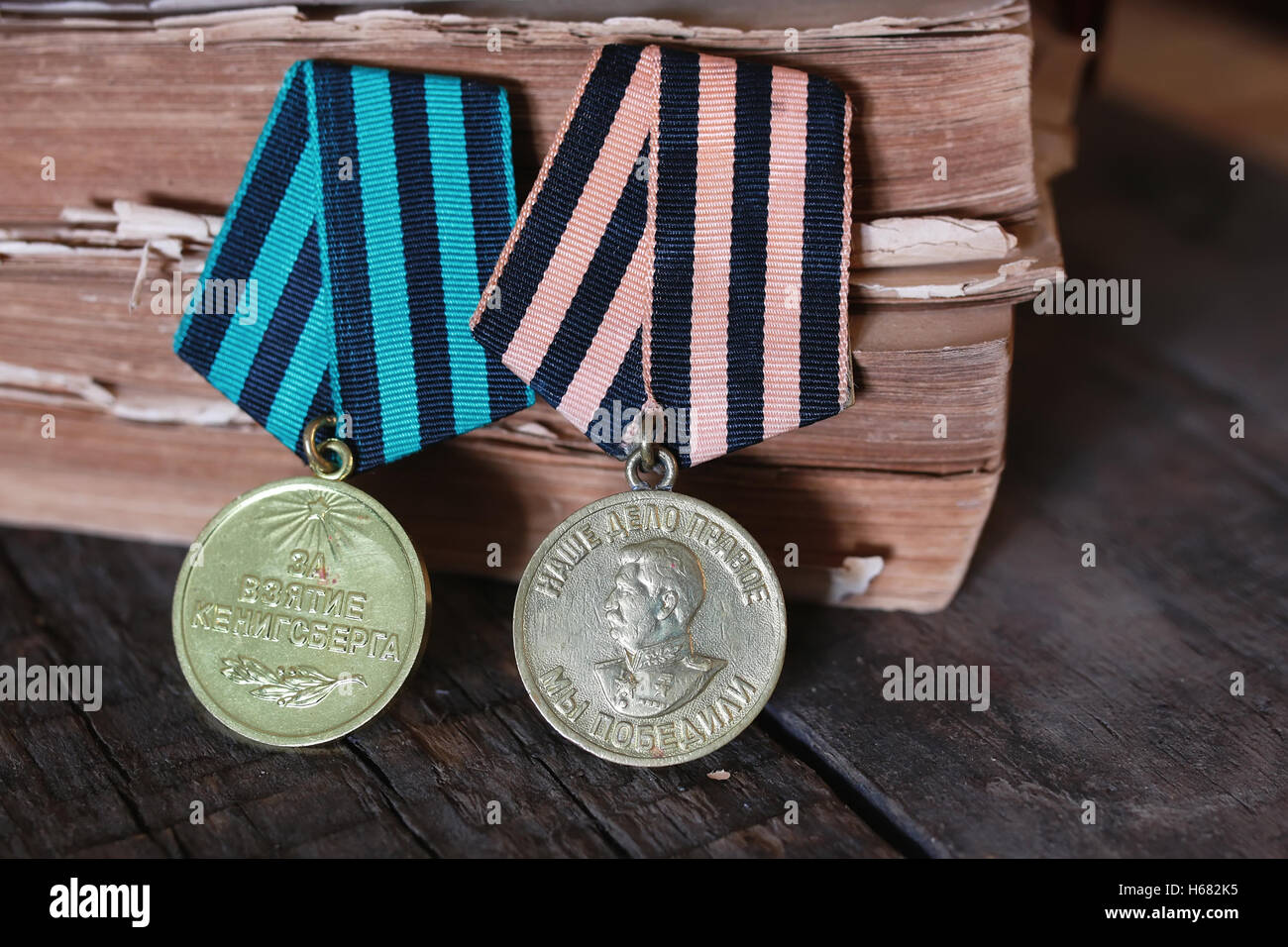 medals WWII composition Stock Photo - Alamy