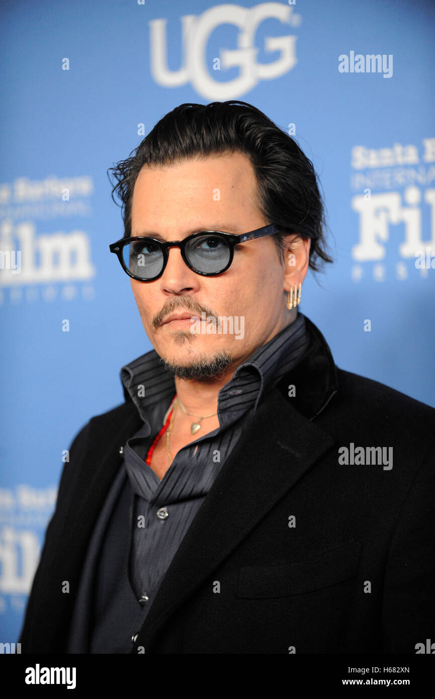 Actor Johnny Depp arrives at the Maltin Modern Master award tribute ...