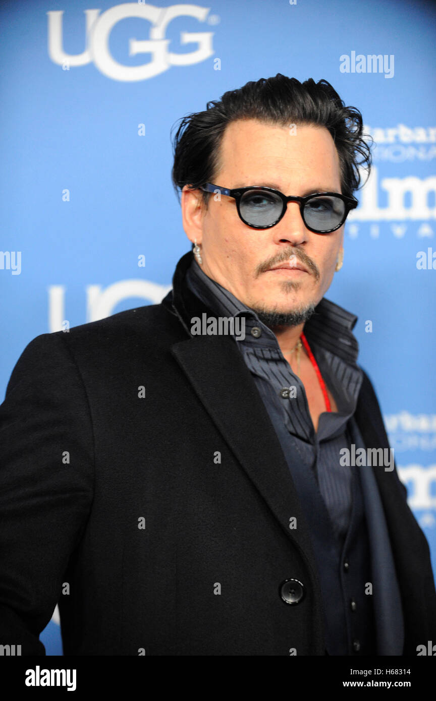 Actor Johnny Depp arrives at the Maltin Modern Master award tribute ...