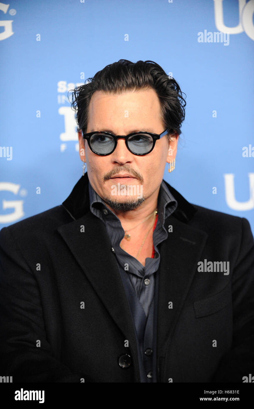Actor Johnny Depp arrives at the Maltin Modern Master award tribute ...
