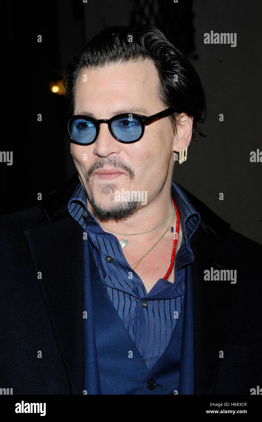 Actor Johnny Depp at the Maltin Modern Master award tribute during the ...