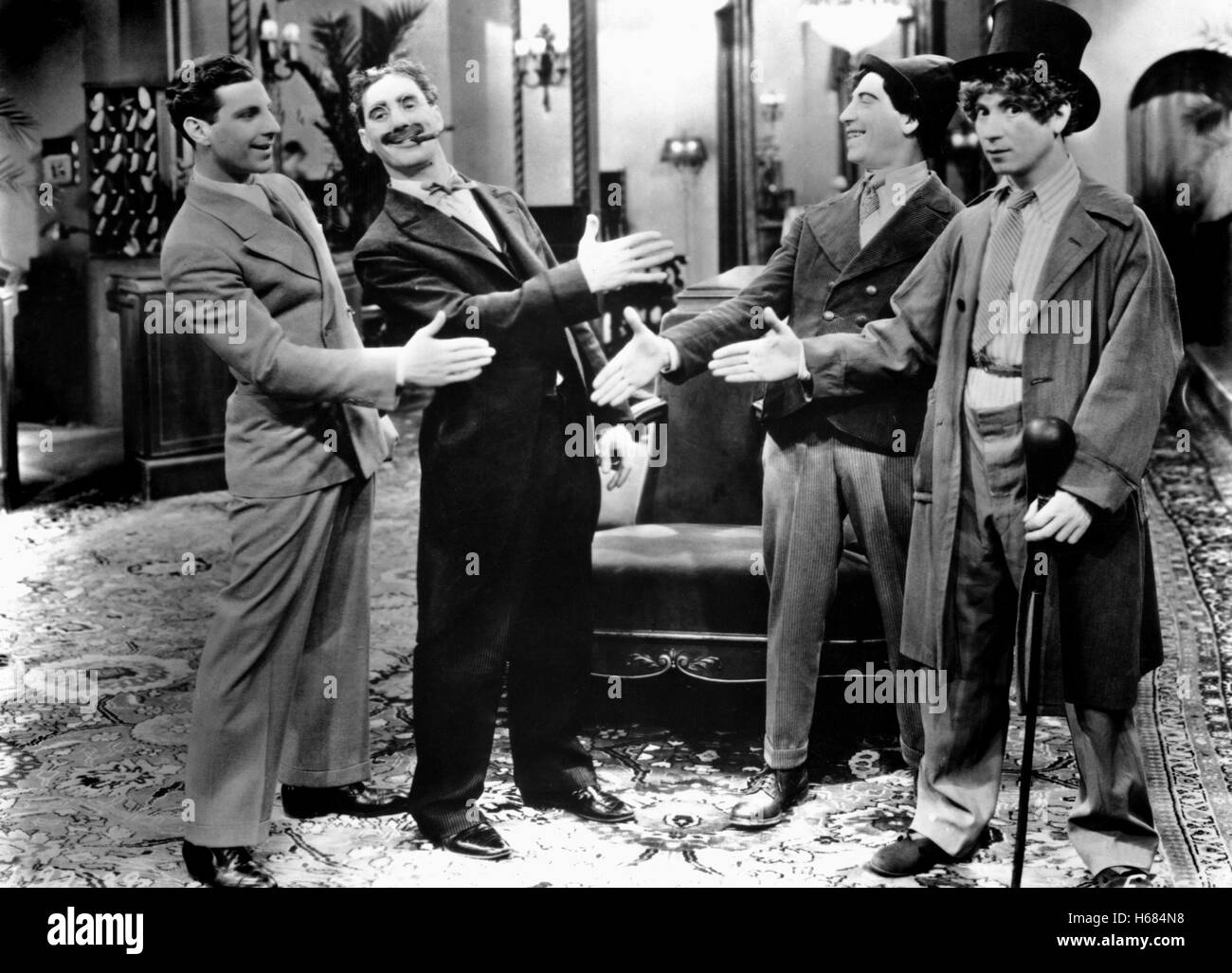 ZEPPO MARX, GROUCHO MARX, CHICO MARX, HARPO MARX, THE COCOANUTS, 1929 ...