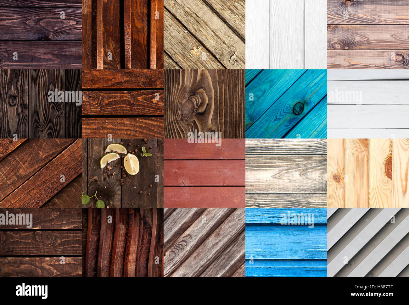 Close-up of wooden textures set. Part 2 Stock Photo - Alamy
