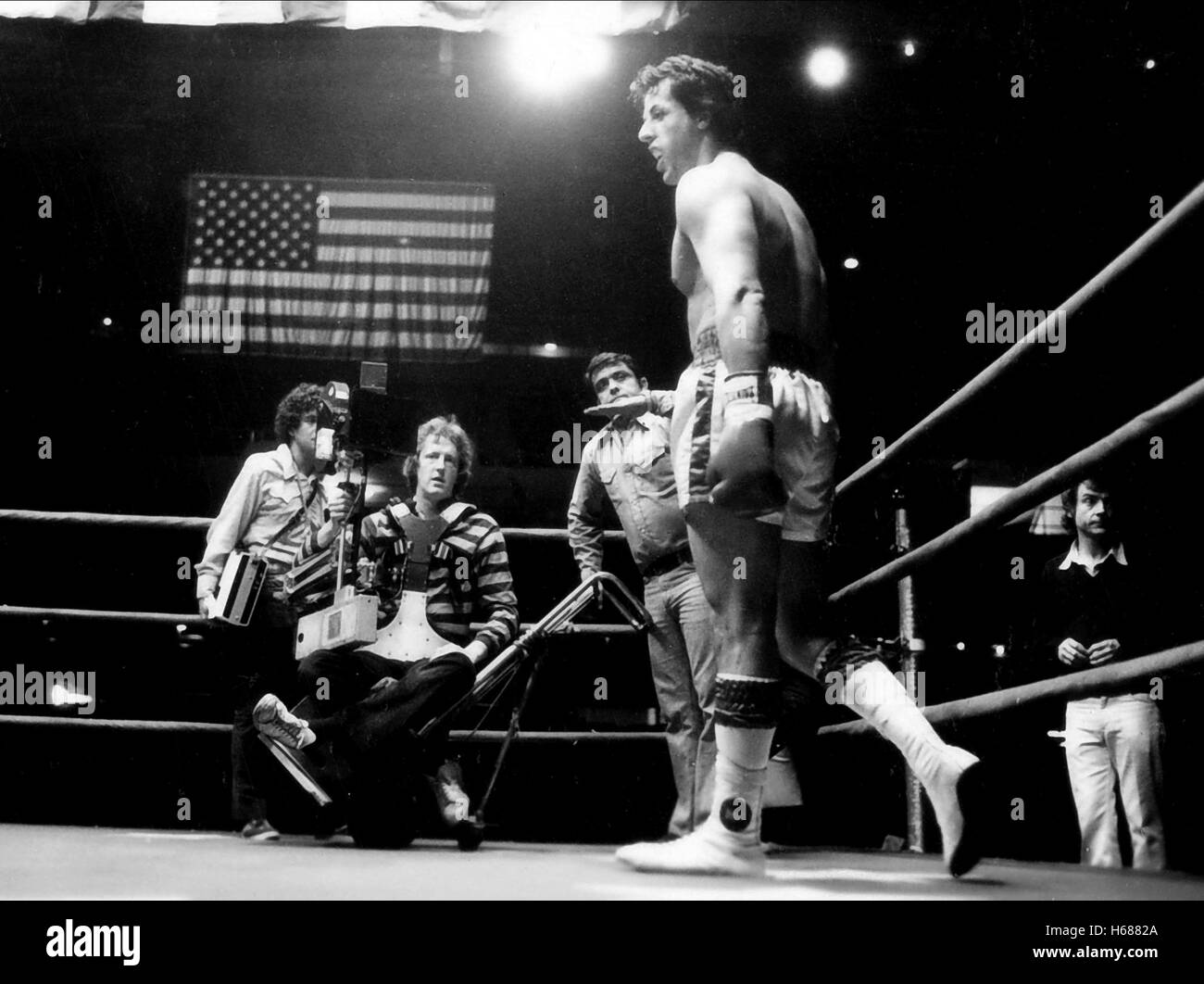Sylvester Stallone Directed Sylvester Stallone Black and White Stock ...