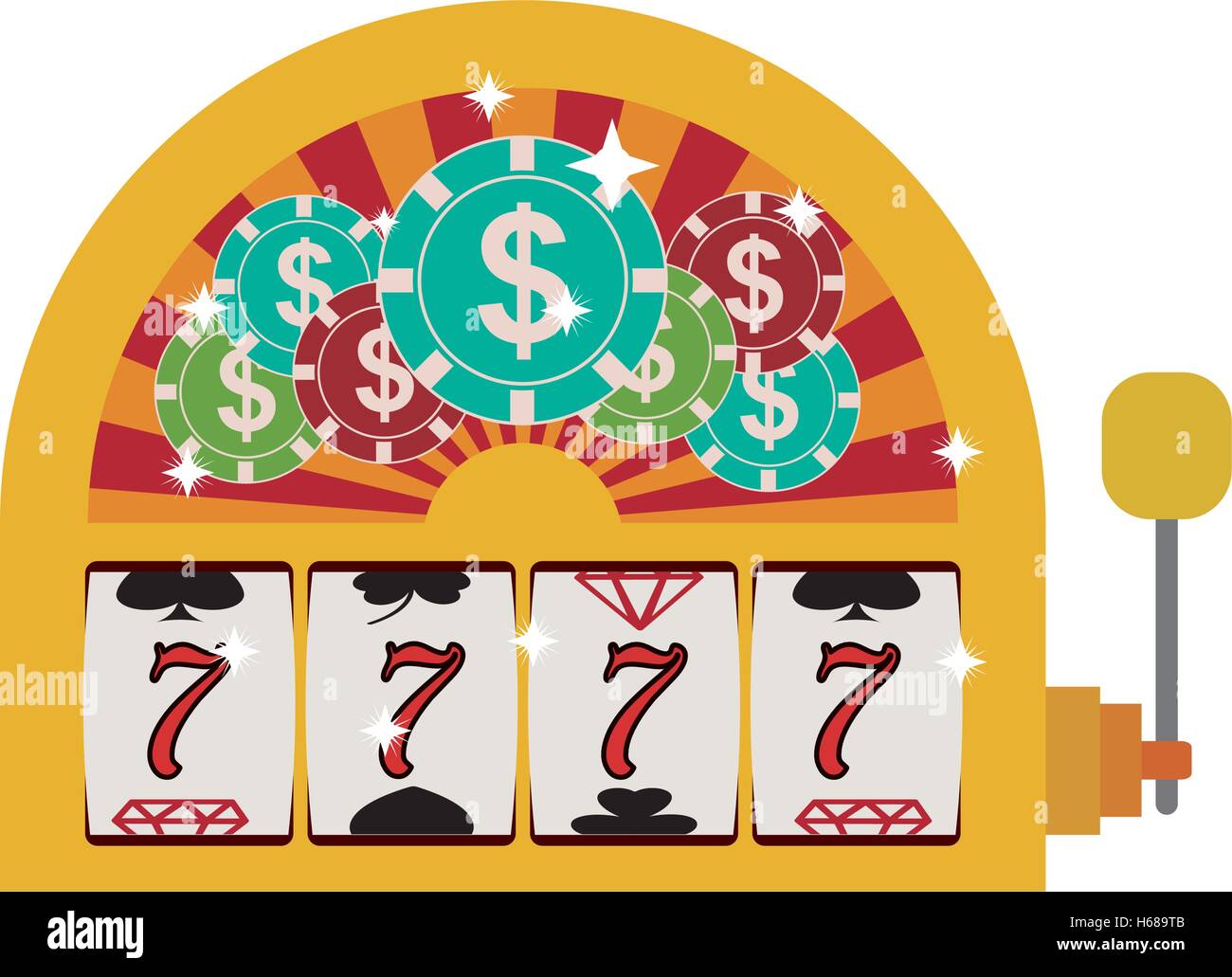 jackpot machine icon Stock Vector Image & Art - Alamy