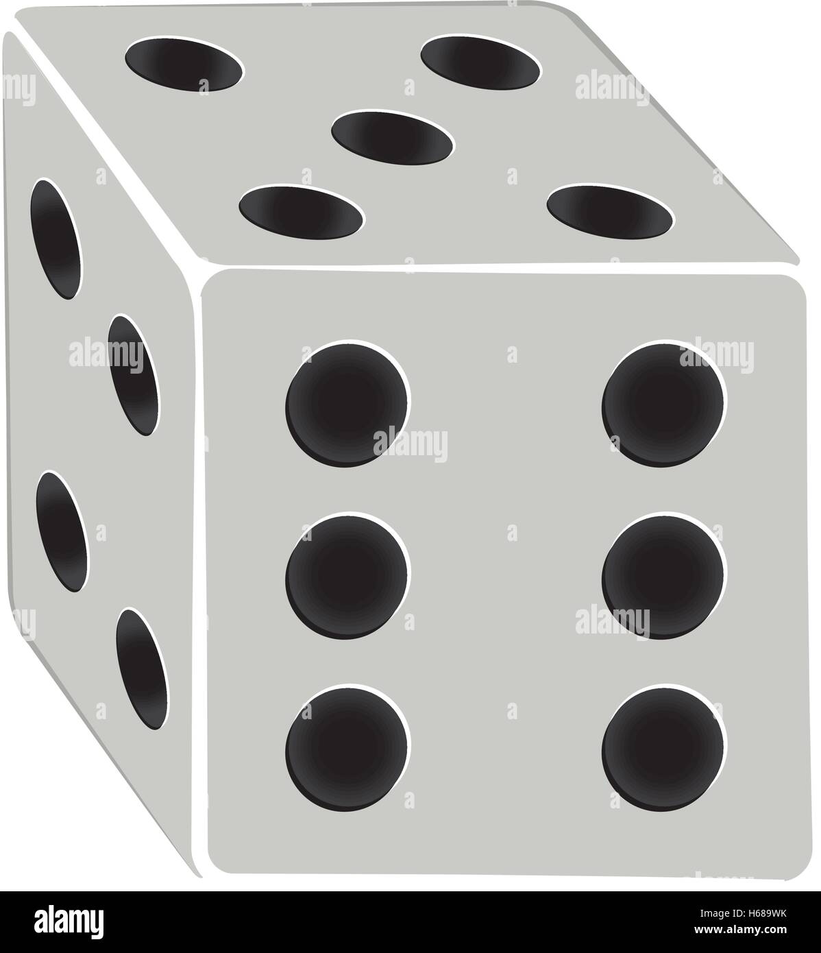 dice cube icon Stock Vector Image & Art - Alamy