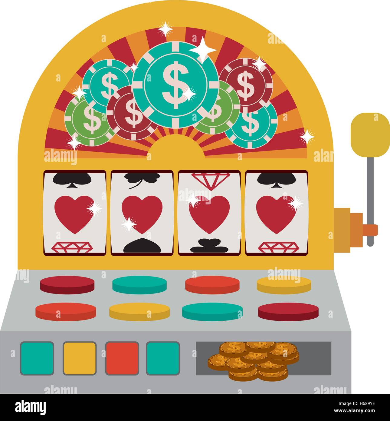 Fruit machine symbols Stock Vector Images - Alamy