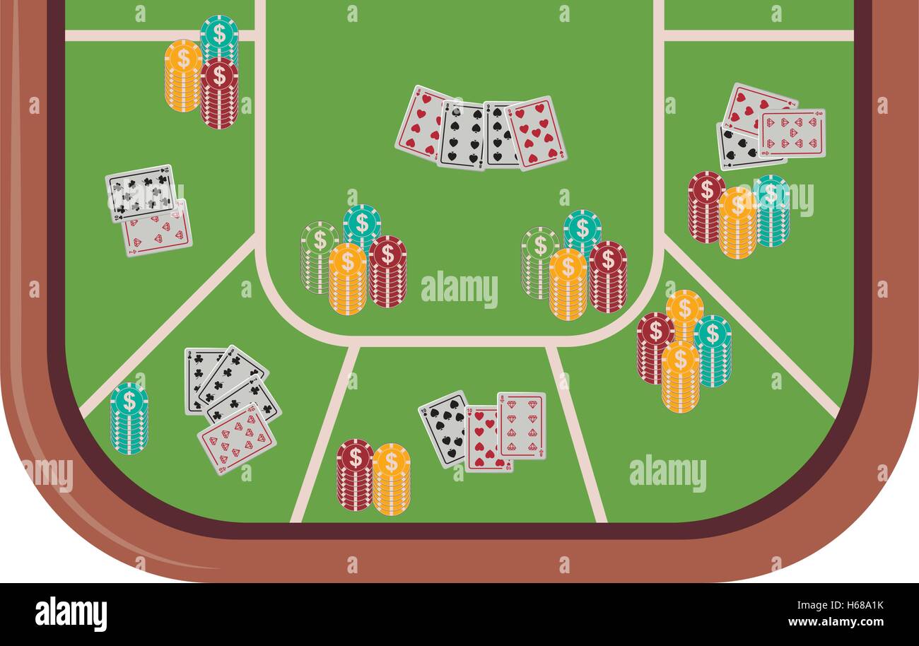poker table icon Stock Vector Image & Art - Alamy
