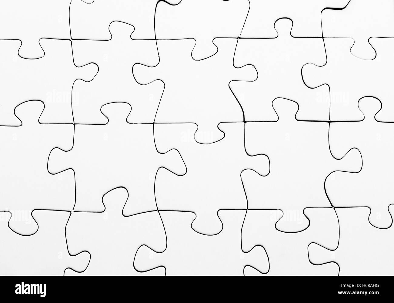 blank jigsaw puzzle complete stock photo, stock, photograph, image ...