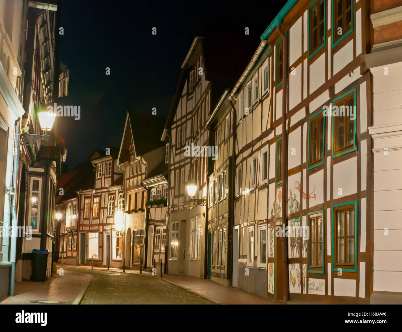 Hamelin has a fine medieval old town with some remarkable buildings ...