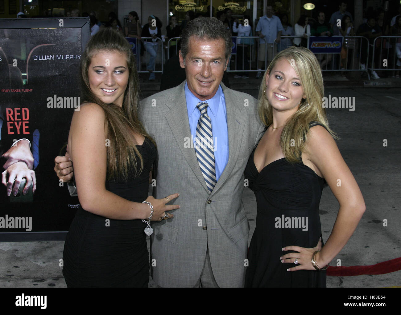 WESTWOOD, CALIFORNIA. August 4, 2005. Jack Scalia and daughters at the ...