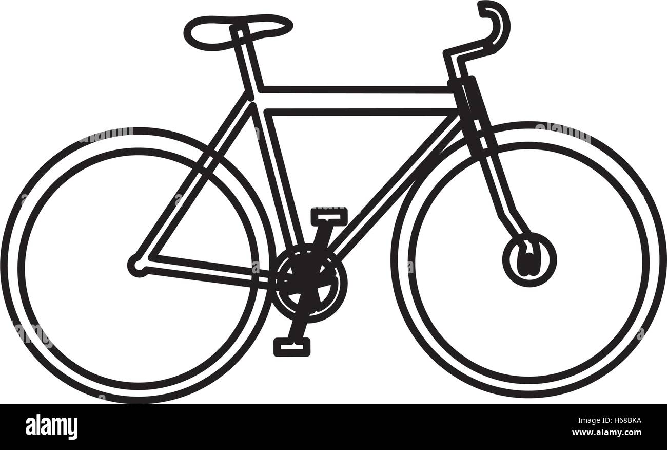 bike or bicycle pictogram icon image Stock Vector Image & Art - Alamy