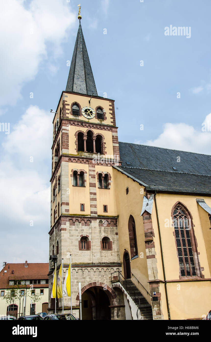 Karlstadt am Main Lower Franconia Stock Photo - Alamy