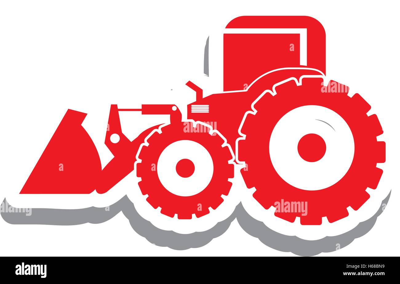 excavator heavy machinery pictogram icon image Stock Vector Image & Art ...