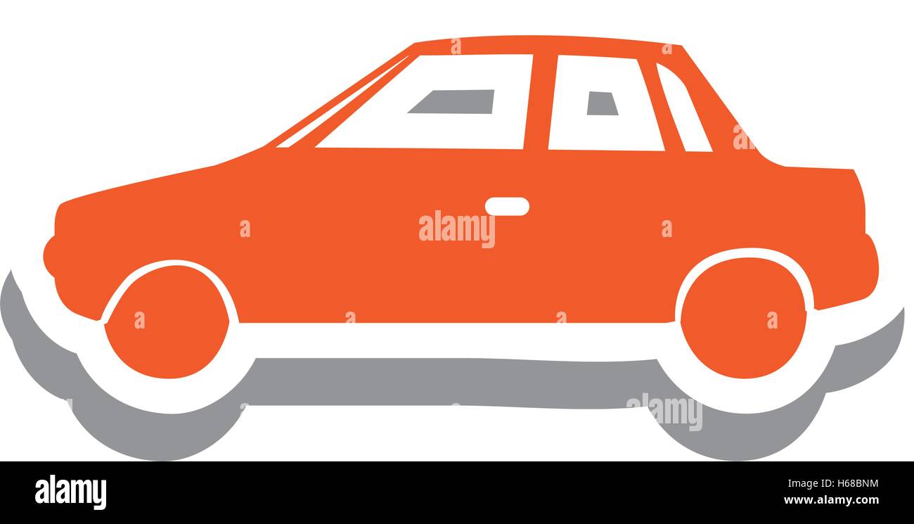 simple car pictogram icon image Stock Vector Image & Art - Alamy