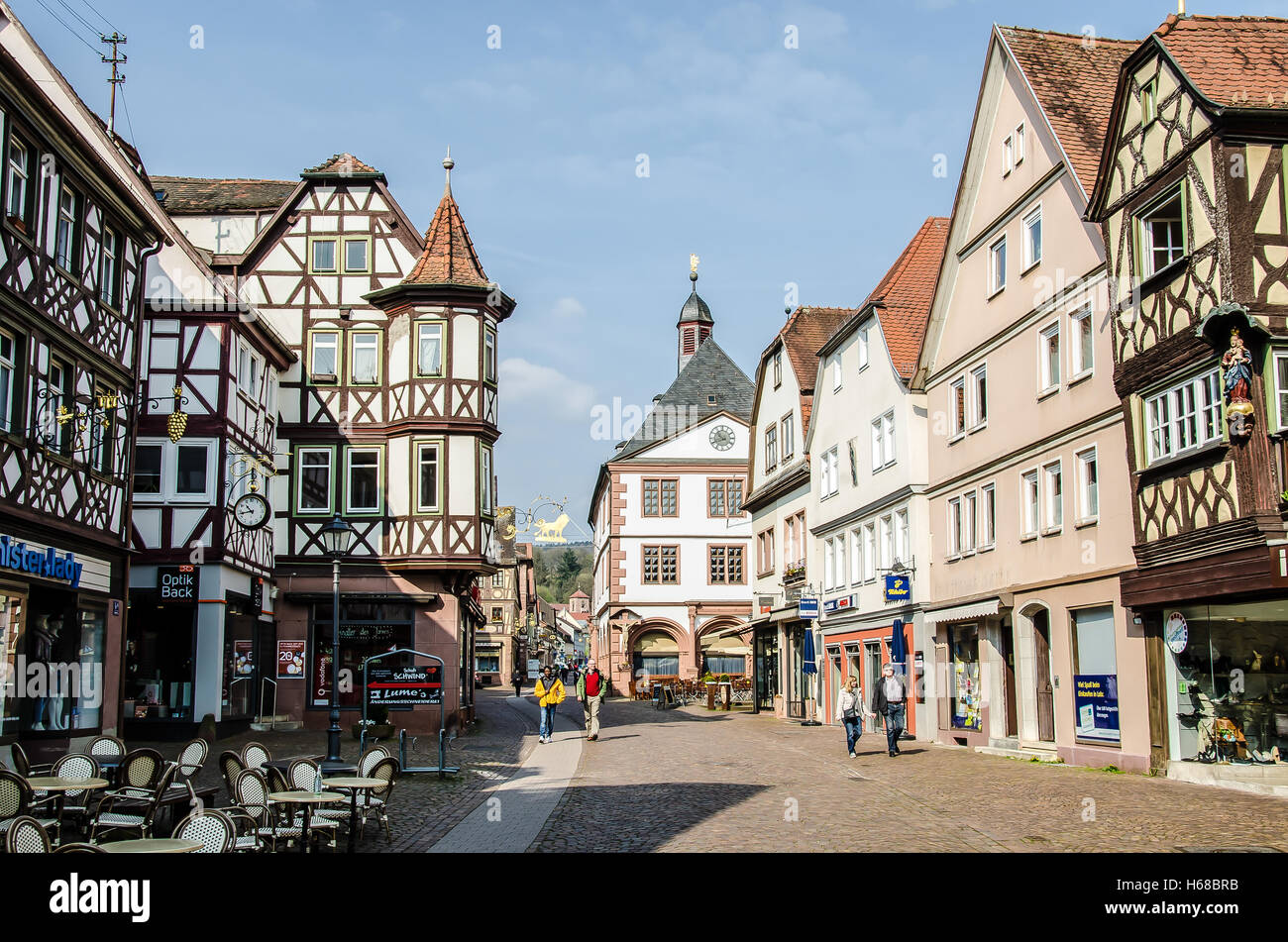 Many half timbered buildungs hi-res stock photography and images - Alamy