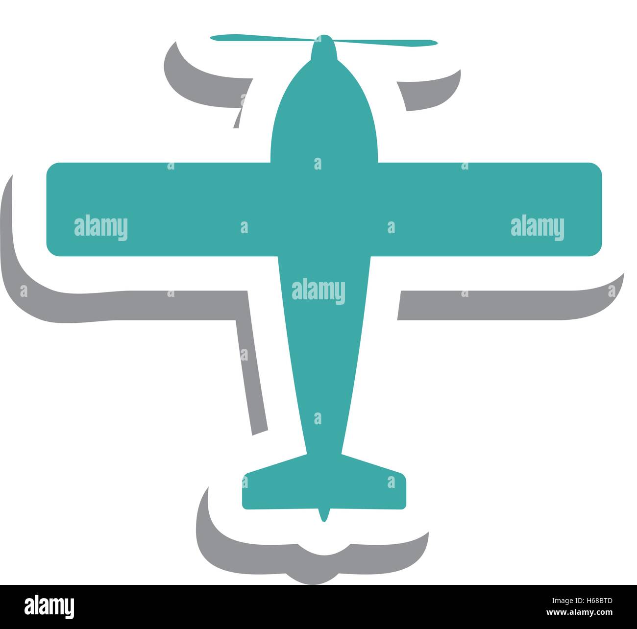 airplane isolated pictogram image Stock Vector Image & Art - Alamy