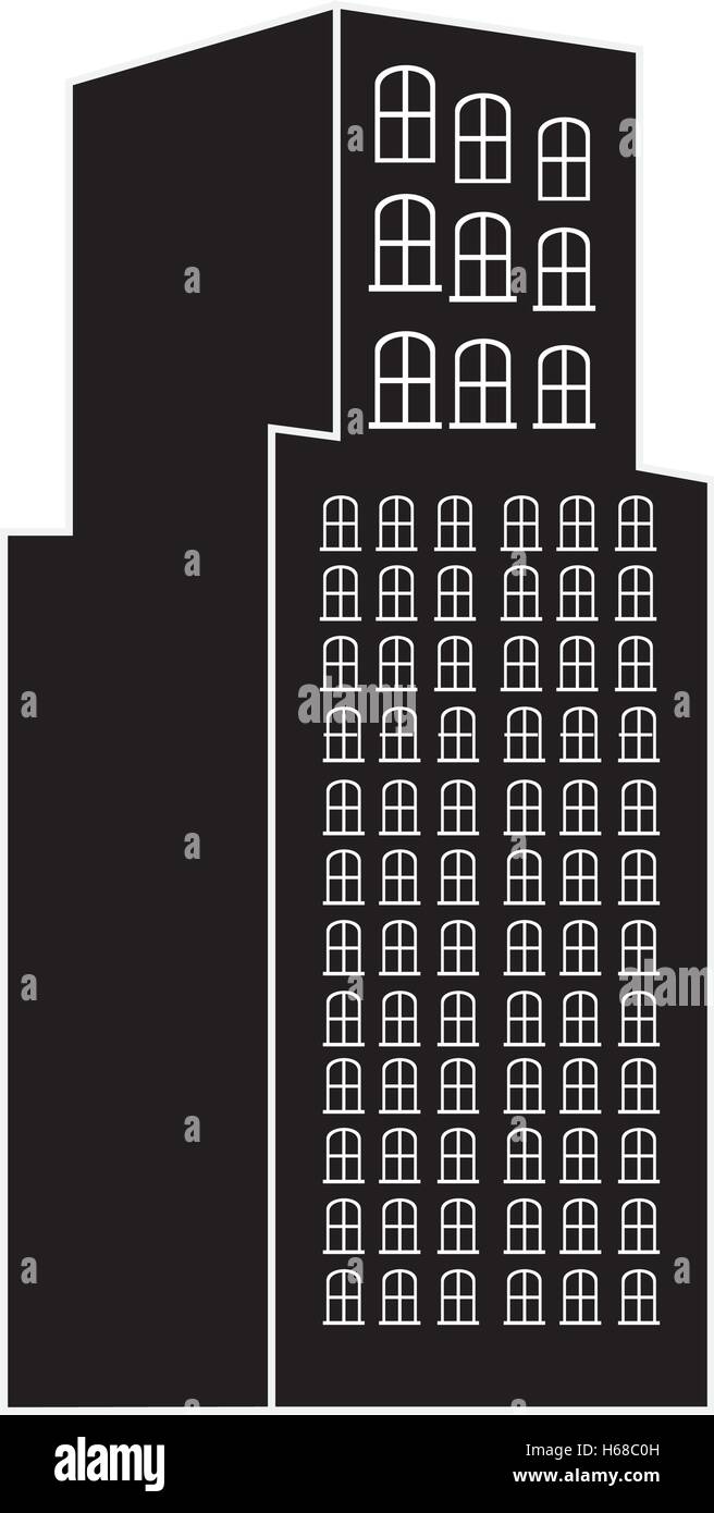 city building pictogram icon image Stock Vector Image & Art - Alamy