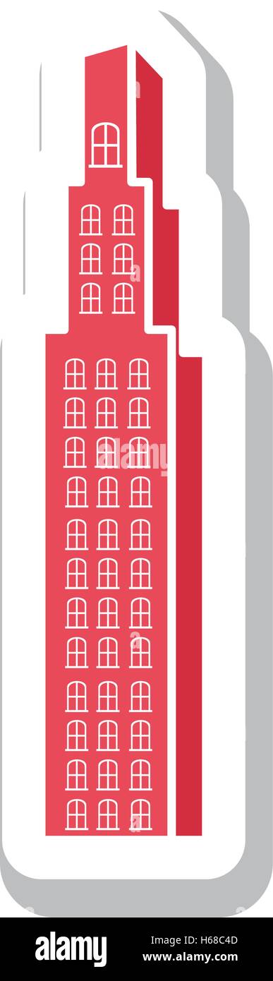 city building pictogram icon image Stock Vector Image & Art - Alamy