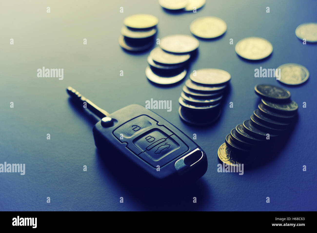Money key gift Stock Photo - Alamy