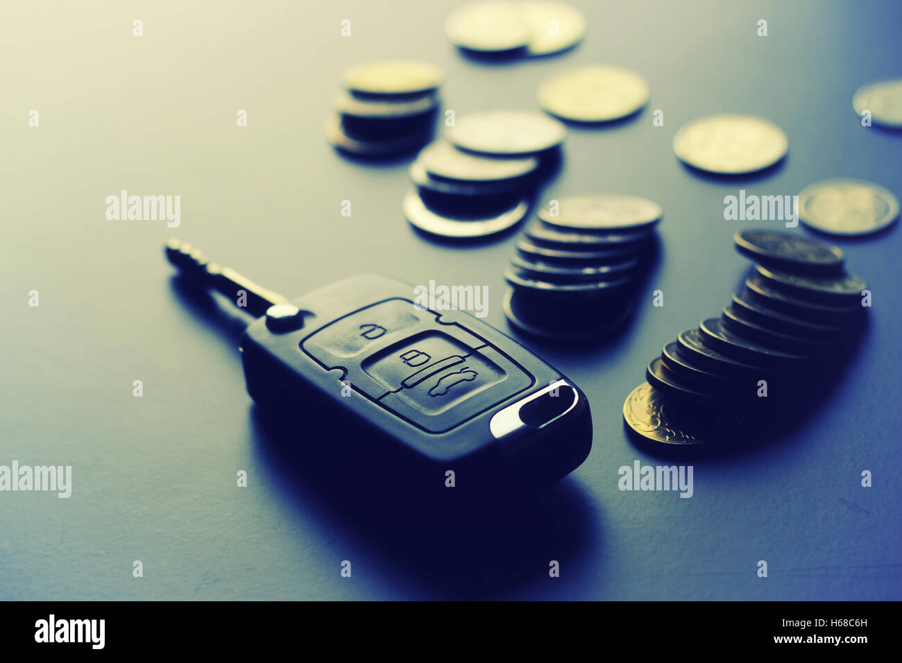 Money key gift Stock Photo - Alamy