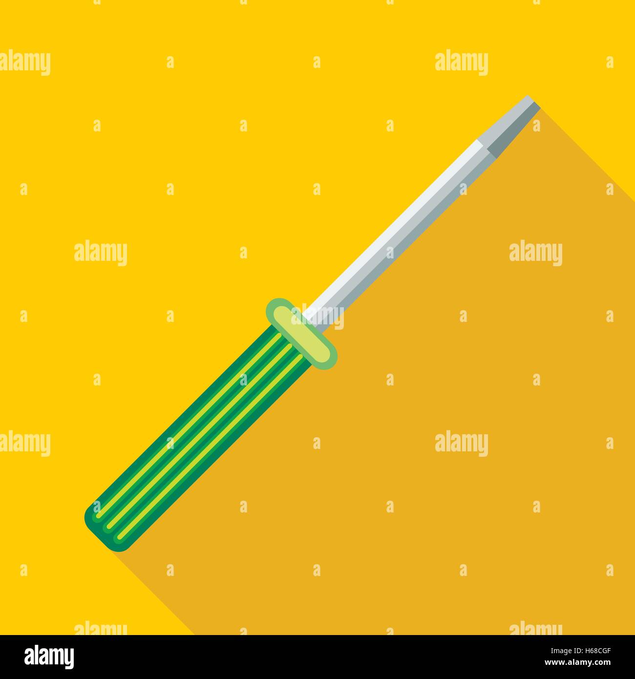 Manual screwdriver icon, flat style Stock Vector Image & Art - Alamy