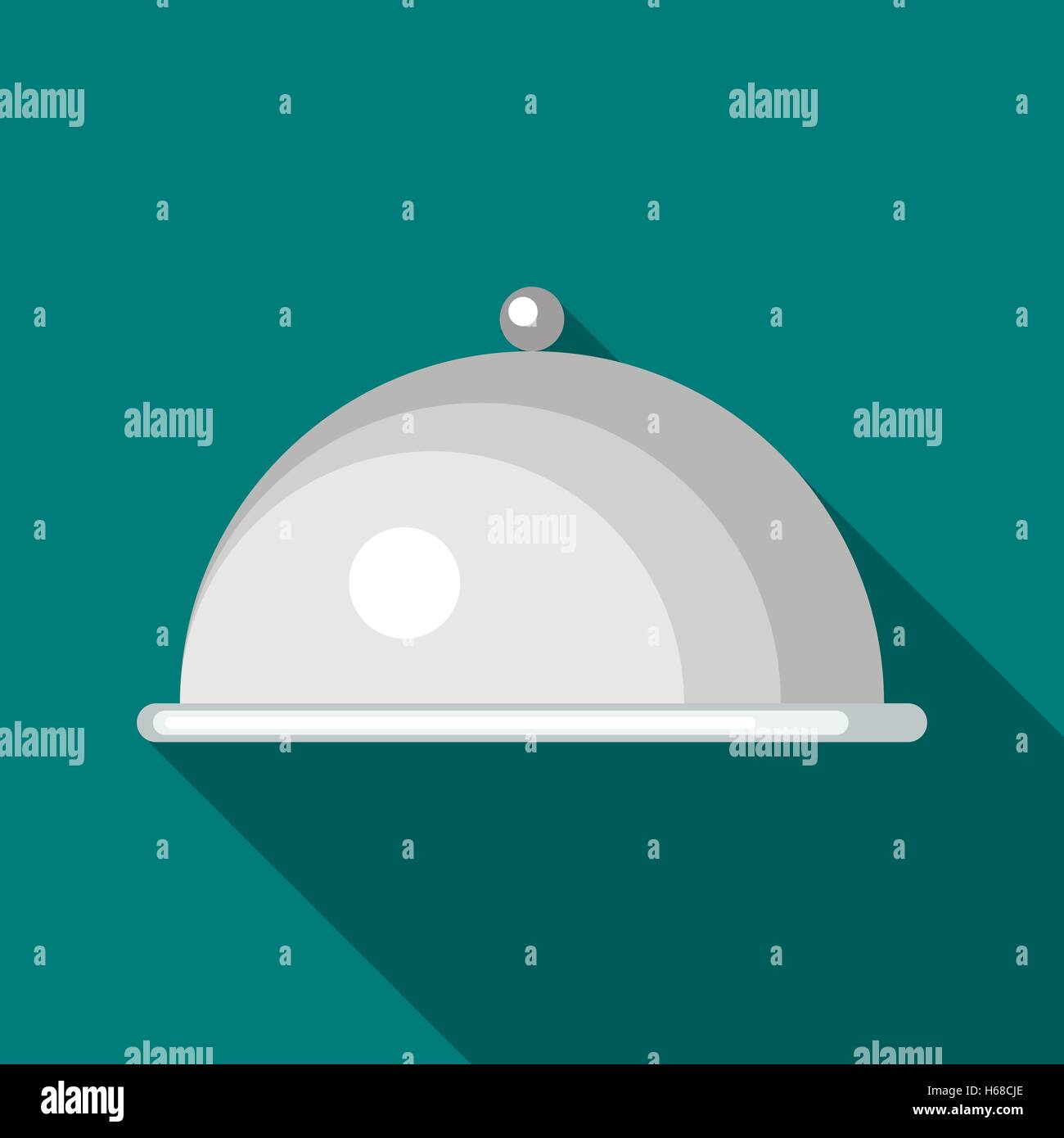 Tray with lid icon, flat style Stock Vector Image & Art - Alamy