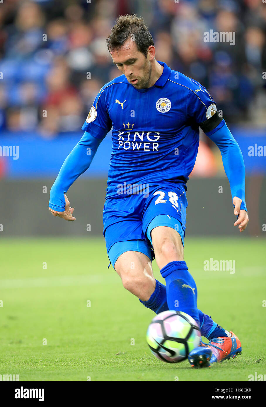 Christian Fuchs, Leicester City Stock Photo - Alamy
