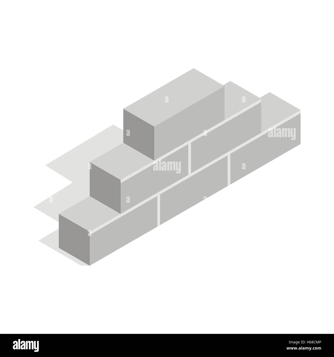 Brickwork icon, isometric 3d style Stock Vector Image & Art - Alamy