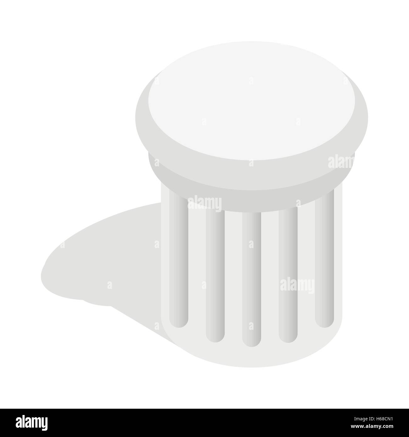 Classical column icon, isometric 3d style Stock Vector Image & Art - Alamy