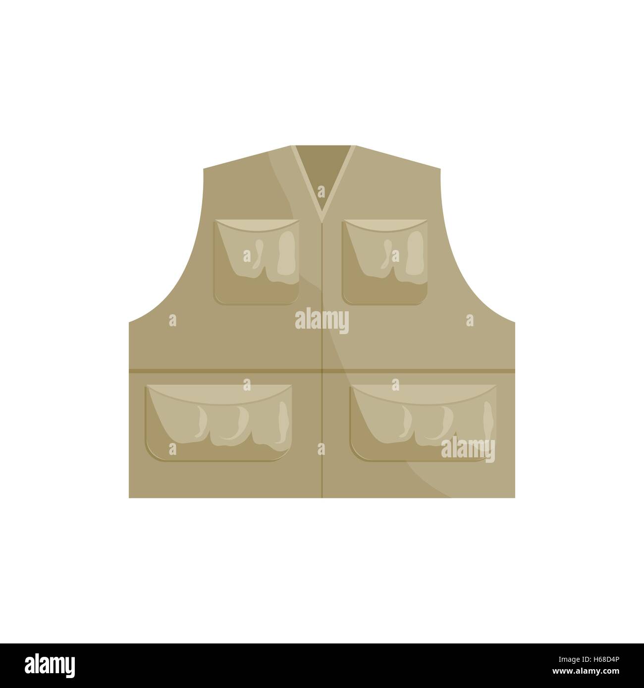 Hunting vest icon, cartoon style Stock Vector Image & Art - Alamy