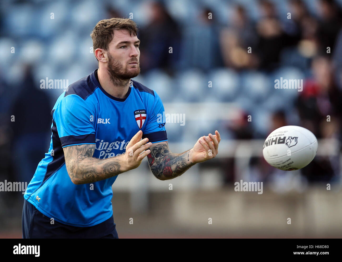England's Daryl Clark during a training session at South Leeds Stadium ...