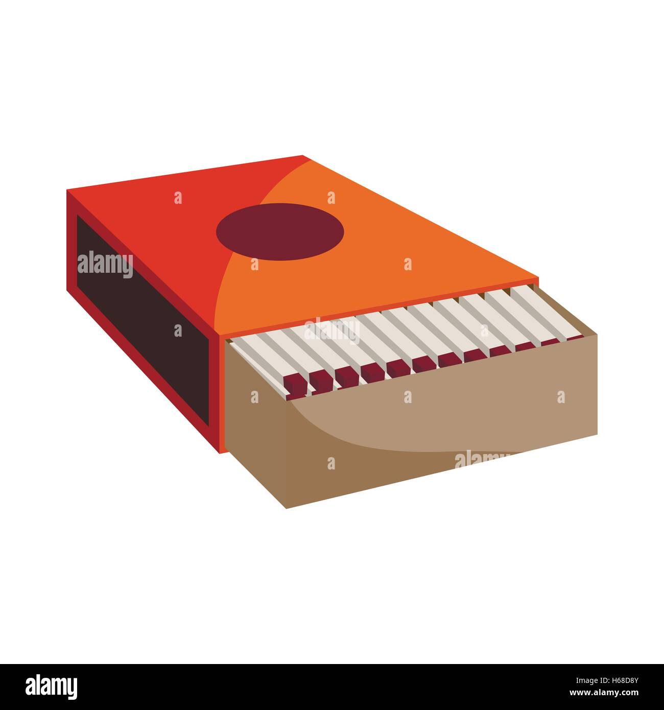 Box of matches icon, cartoon style Stock Vector Image & Art - Alamy