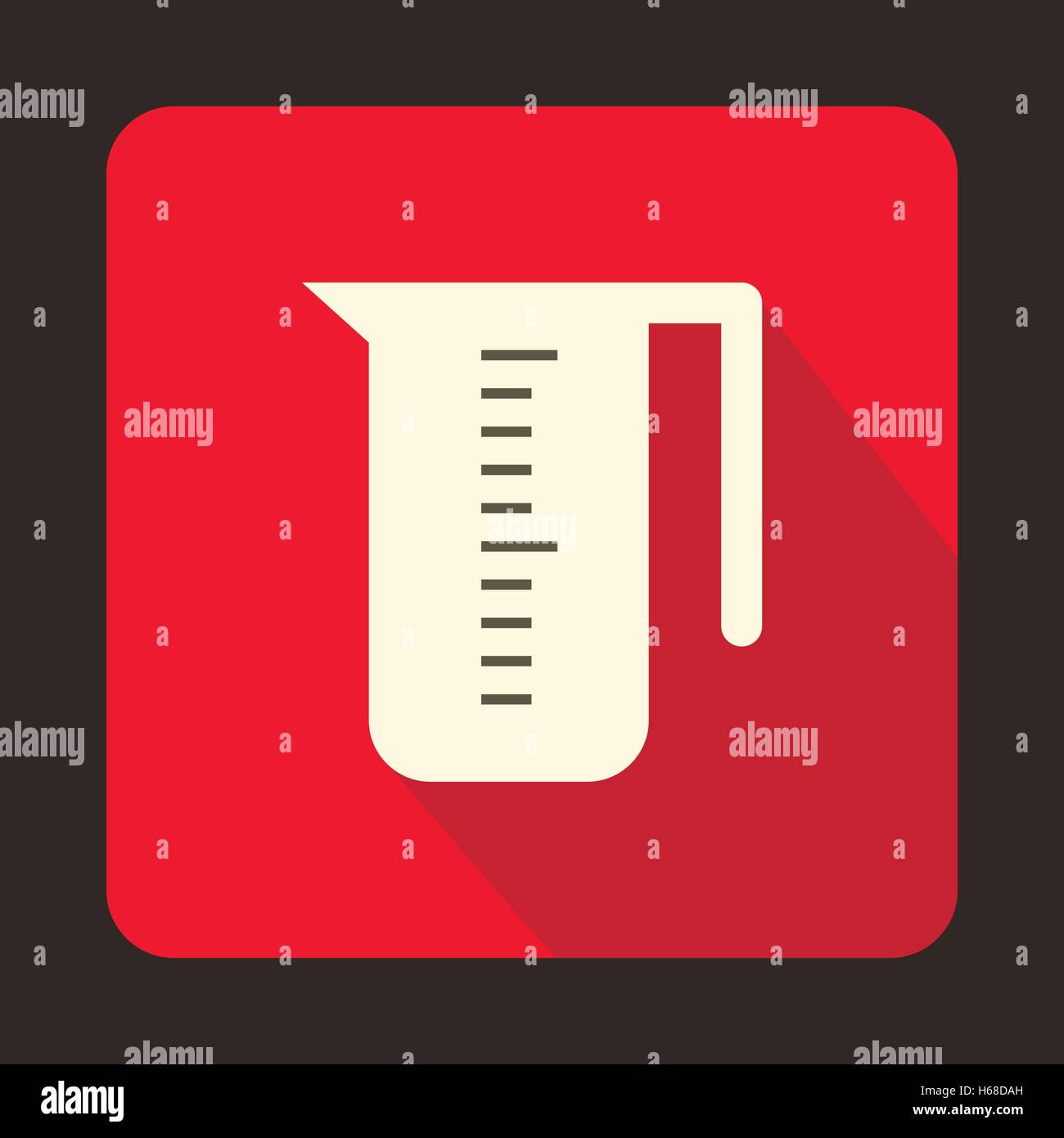 Measuring beaker mug Stock Vector Images - Alamy