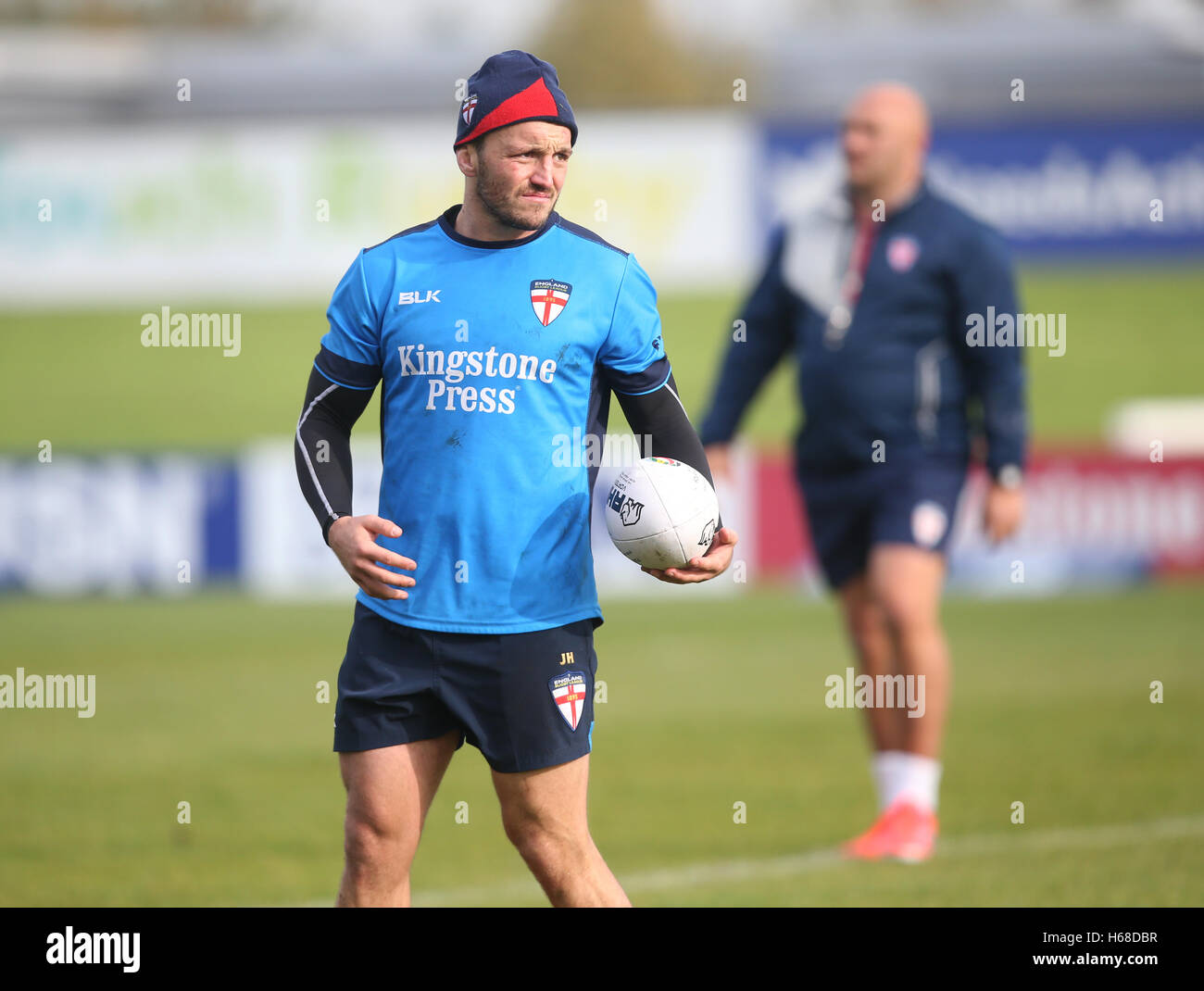 England's Josh Hodgson during a training session at South Leeds Stadium ...