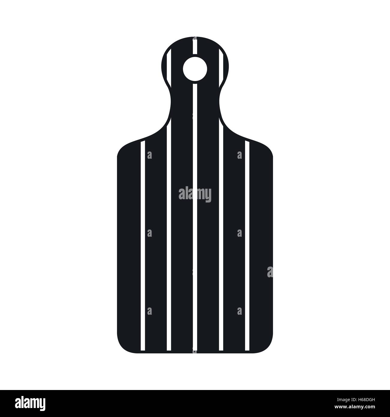 Cutting board icon simple Stock Vector Images - Alamy