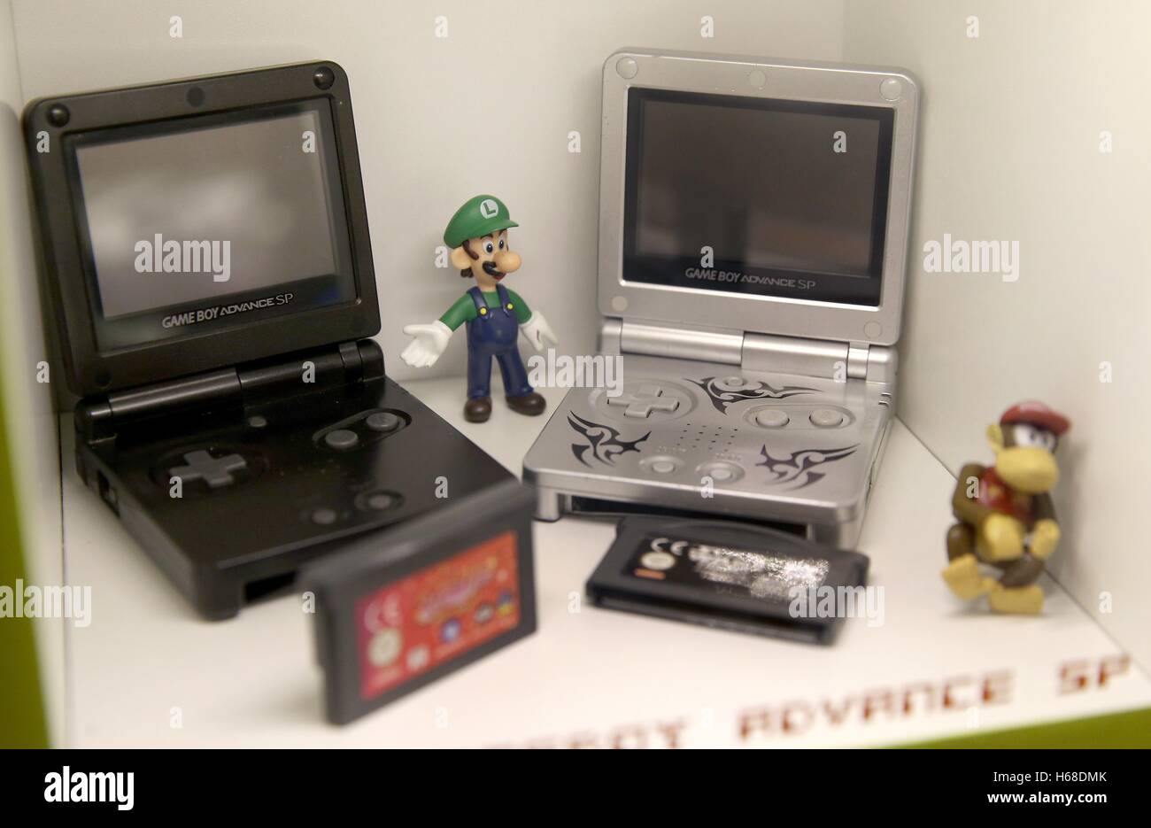 Game Boy Advance SP at Video game console's Museum on August 17, 2016 ...